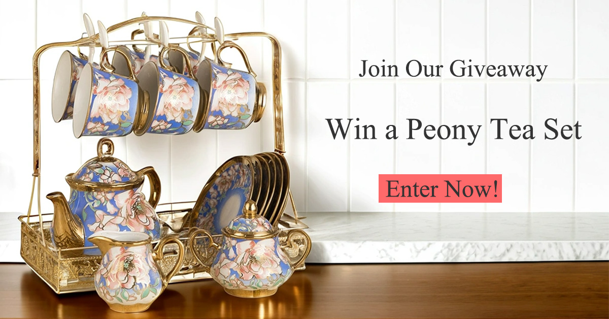 Giveaway: Win A Peony English Tea Set