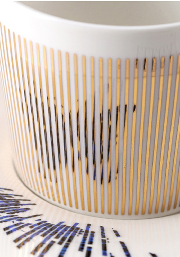 Moving Reflection Tea Cup and Saucer Set Porcelain - Teasetbox.com