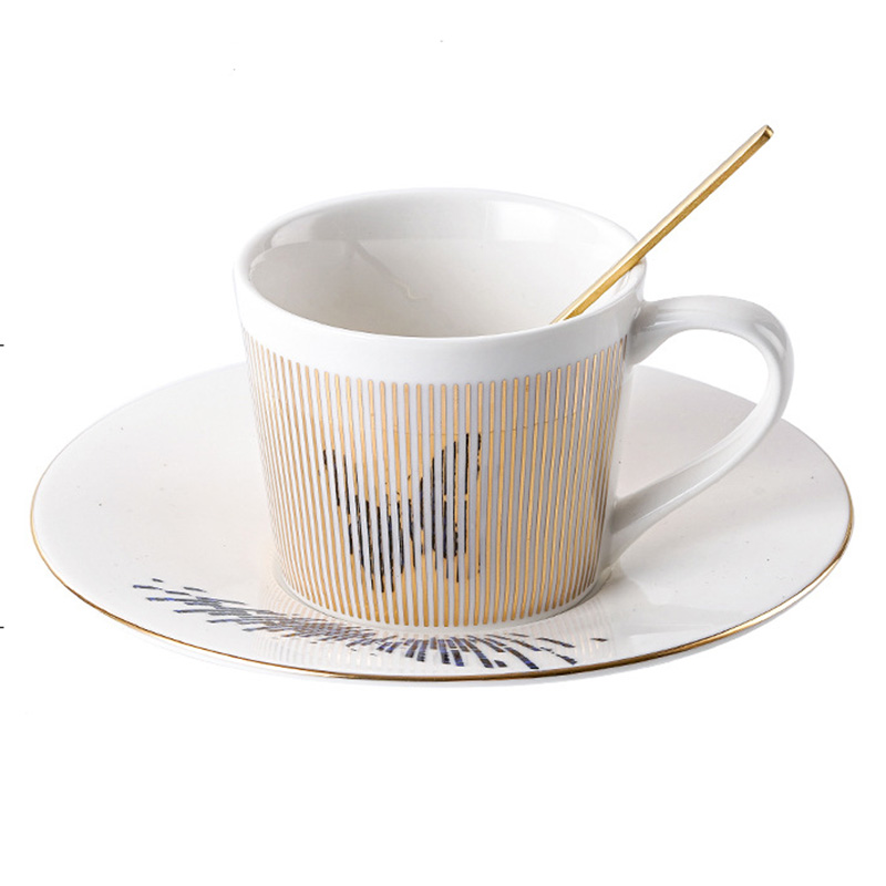 Moving Reflection Tea Cup and Saucer Set Porcelain - Teasetbox.com