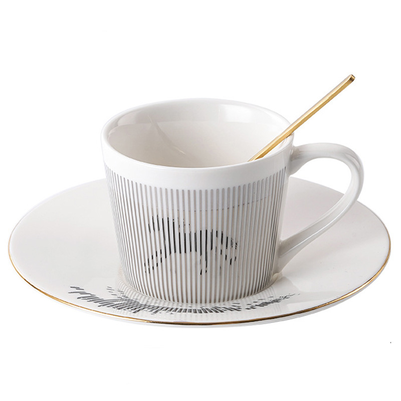 Moving Reflection Tea Cup and Saucer Set Porcelain - Teasetbox.com