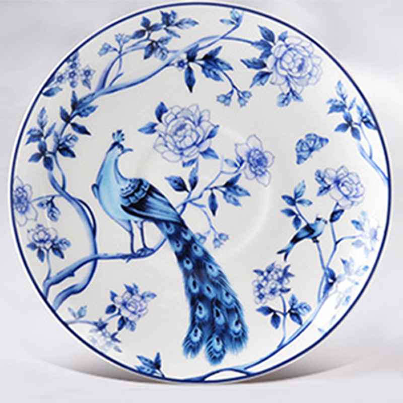 Peacock Afternoon Tea Set Bone China Teapot Set - Teasetbox.com