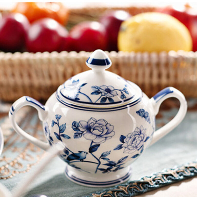 Peacock Afternoon Tea Set Bone China Teapot Set - Teasetbox.com