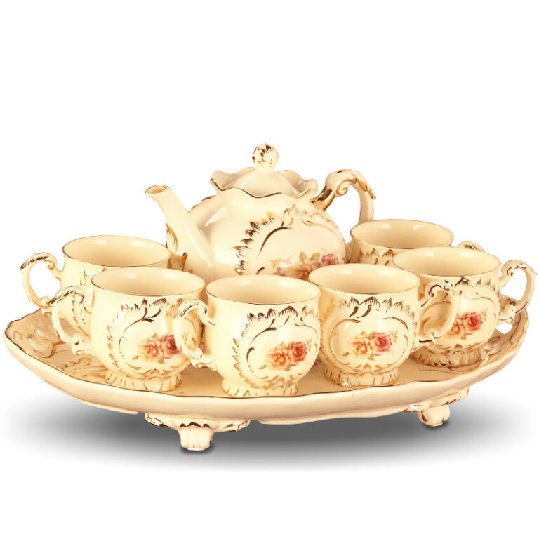 Vintage English Tea Set Porcelain Luxury Teapot Set - Teasetbox.com