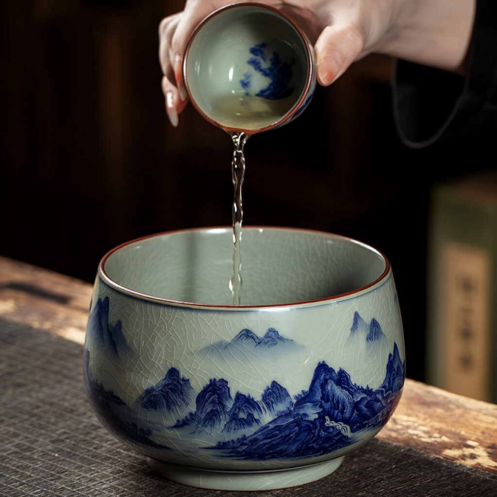 Jingdezhen Chinese Gongfu Tea Set Blue and White - Teasetbox.com