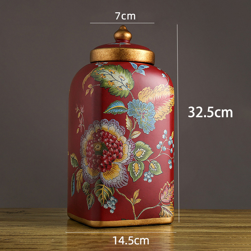 Luxury Tea Caddy Ceramic Loose Tea Tin - Teasetbox.com