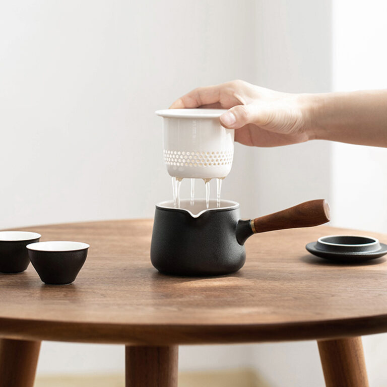 Upscale Japanese Travel Tea Set Ceramic - Teasetbox.com