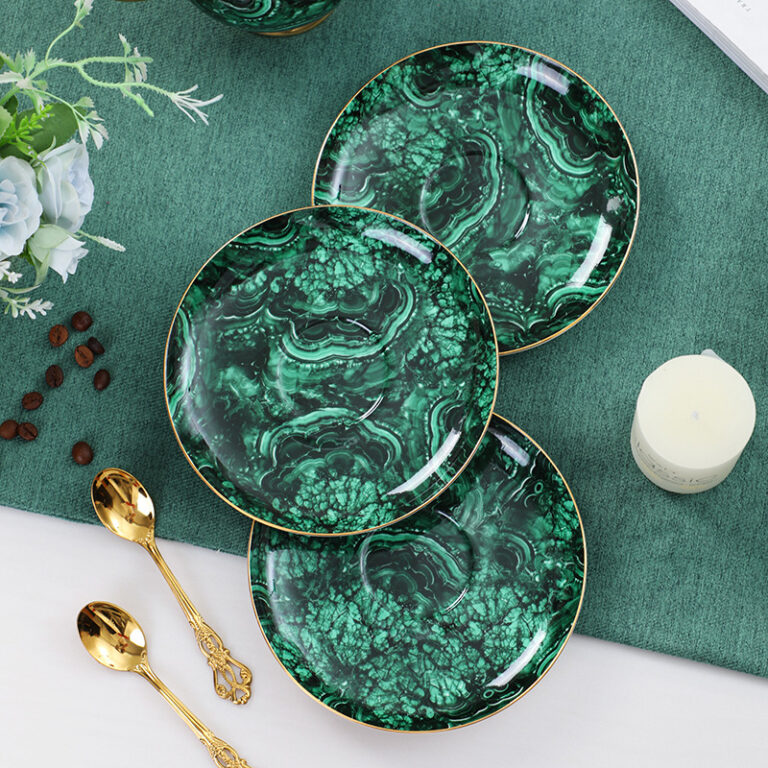 Green English Tea Set Porcelain Teapot Set - Teasetbox.com