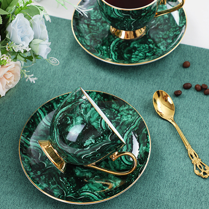 Green English Tea Set Porcelain Teapot Set - Teasetbox.com