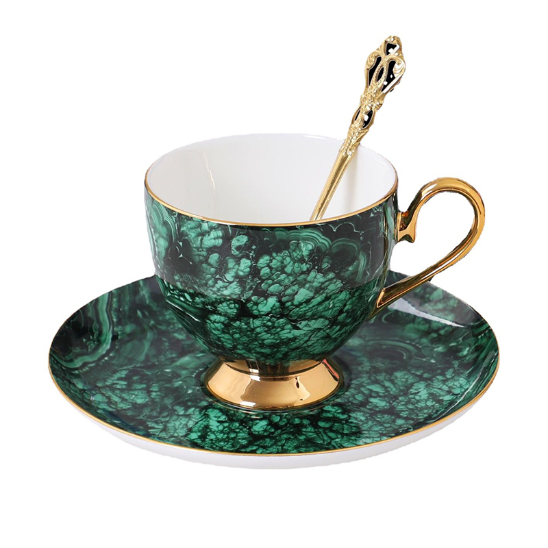 Green English Tea Set Porcelain Teapot Set - Teasetbox.com
