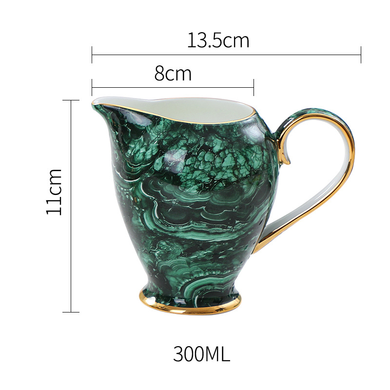 Green English Tea Set Porcelain Teapot Set - Teasetbox.com