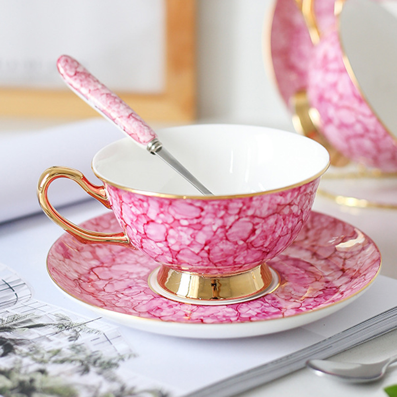 Luxury Tea Cup and Saucer Set Bone China - Teasetbox.com