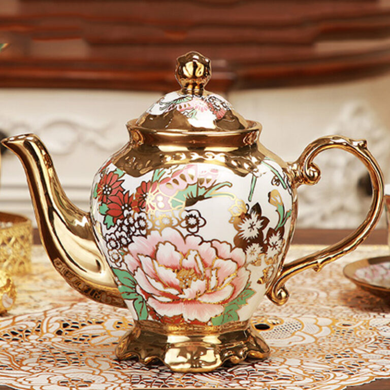 Vintage Full Tea Set Porcelain European Teapot Set - Teasetbox.com