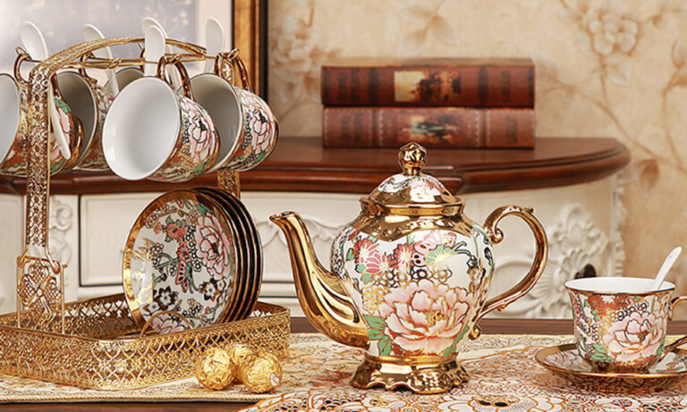 European Coffee Set Full English Tea Set Porcelain - Teasetbox.com