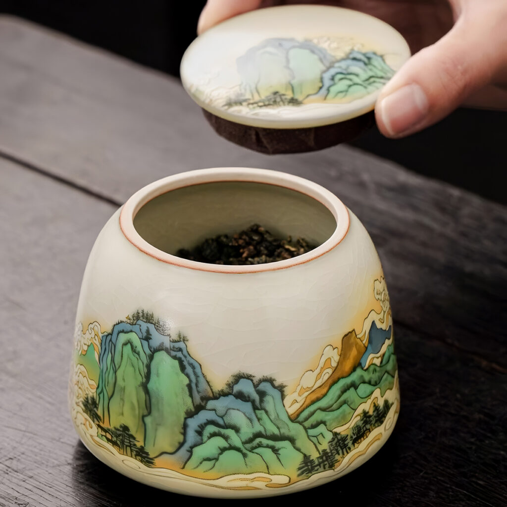 Mountain-range Lazy Chinese Kung Fu Tea Set with Tray - Teasetbox.com