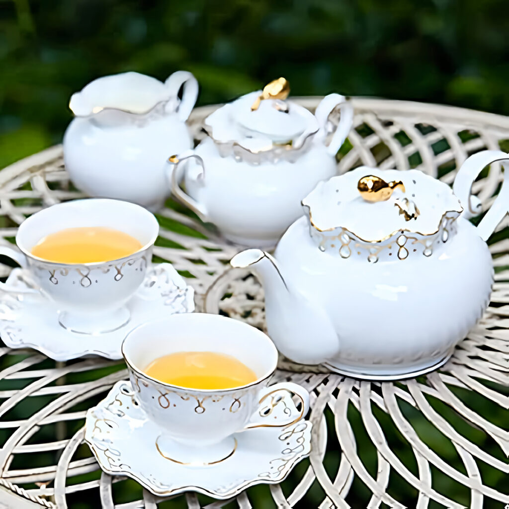 Rustic English Tea Set Porcelain Teapot Set - Teasetbox.com