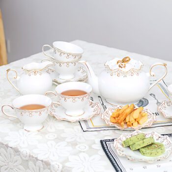 Rustic English Tea Set Porcelain Teapot Set - Teasetbox.com