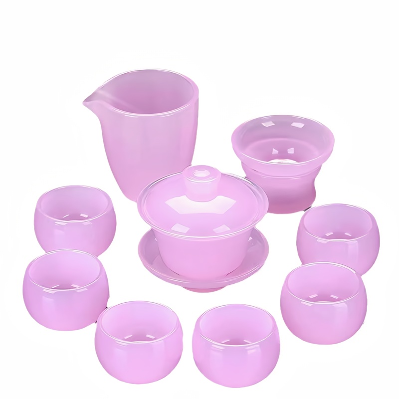 Liuli Glass Chinese Gongfu Tea Set - Teasetbox.com