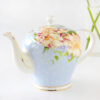 Floral Afternoon Tea Set with Rack Bone China Teapot Set - Teasetbox.com