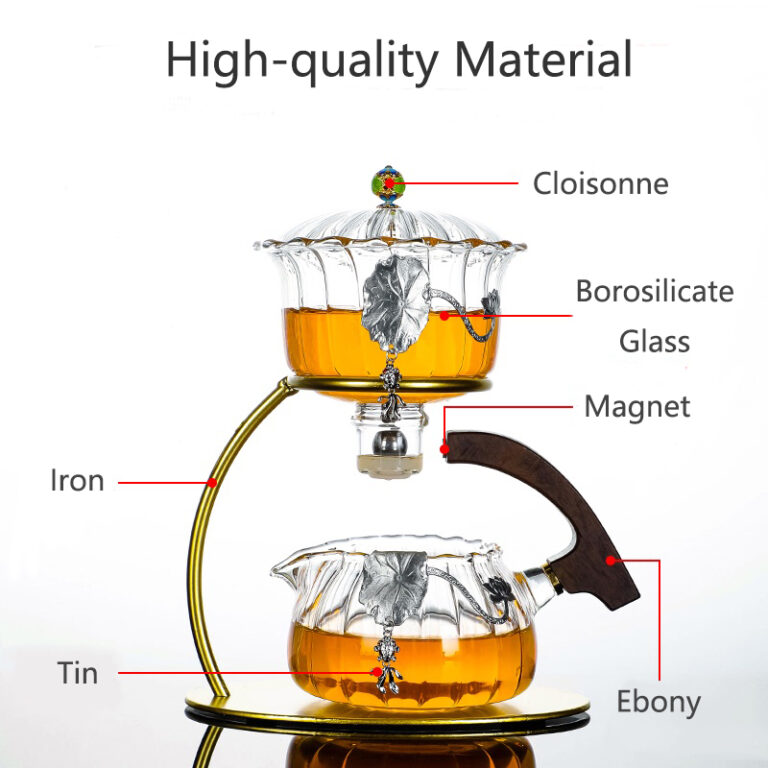 Automatic Tea Set Glass Lazy Tea Service | Tea Set Box