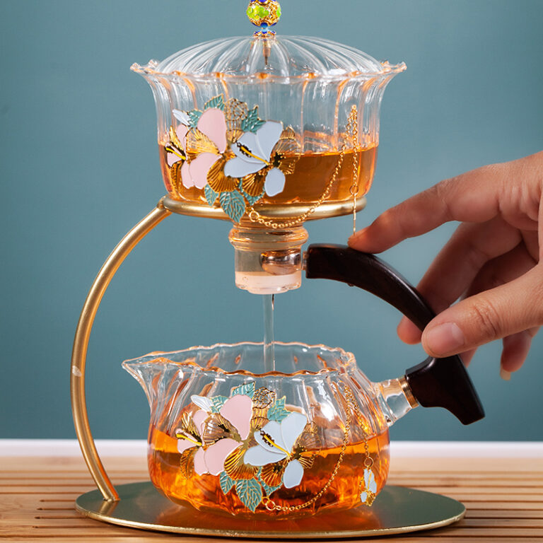Automatic Tea Set Glass Lazy Tea Service - Teasetbox.com