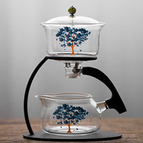 Automatic Tea Set Glass Lazy Tea Service - Teasetbox.com