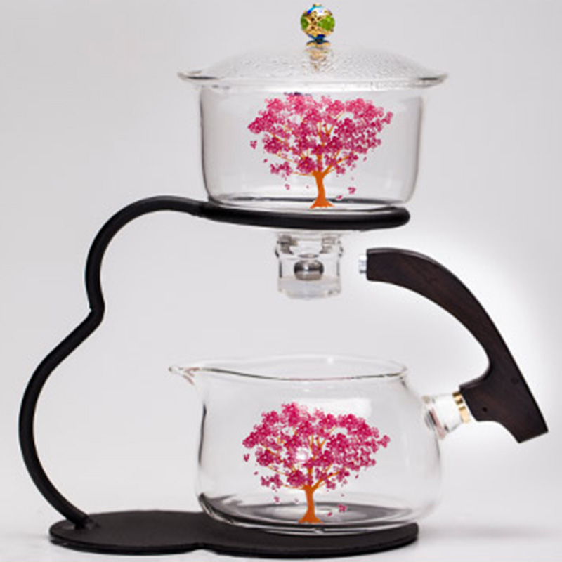 Automatic Tea Set Glass Lazy Tea Service - Teasetbox.com