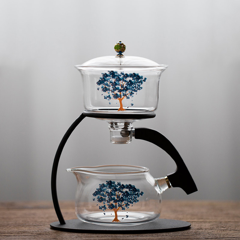 Automatic Tea Set Glass Lazy Tea Service - Teasetbox.com