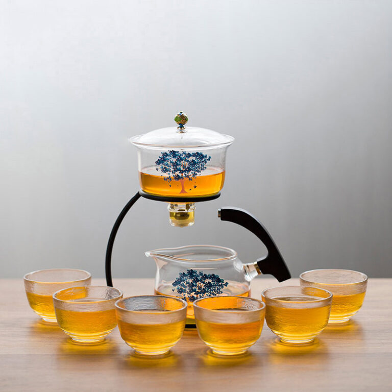 Automatic Tea Set Glass Lazy Tea Service - Teasetbox.com