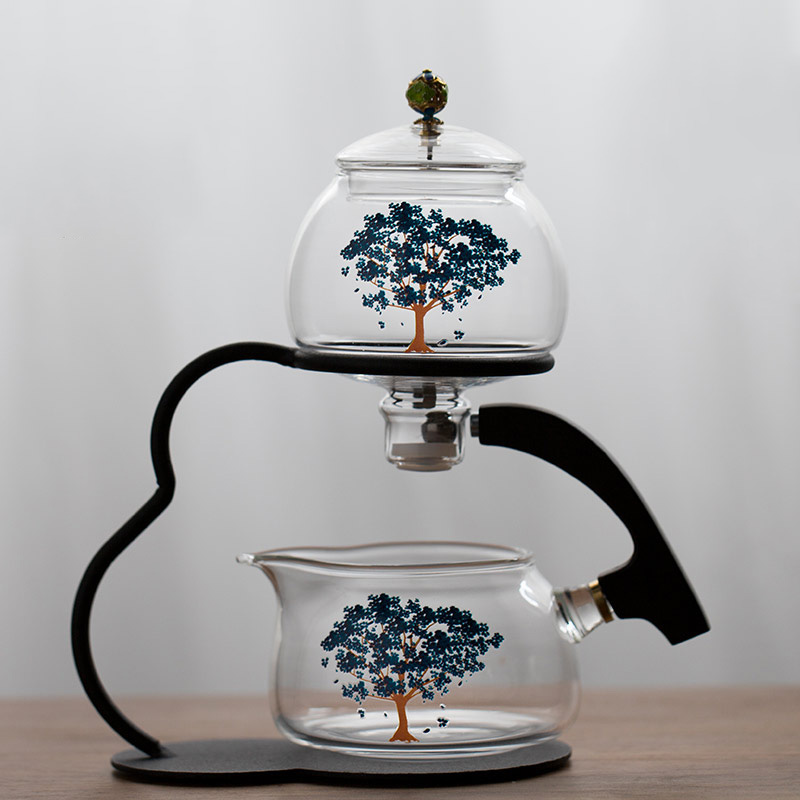 Automatic Tea Set Glass Lazy Tea Service - Teasetbox.com