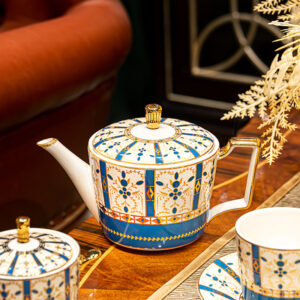 Time English Afternoon Tea Set Bone China Teapot Set - Teasetbox.com