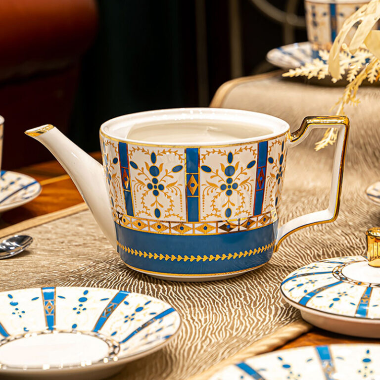 Time English Afternoon Tea Set Bone China Teapot Set - Teasetbox.com