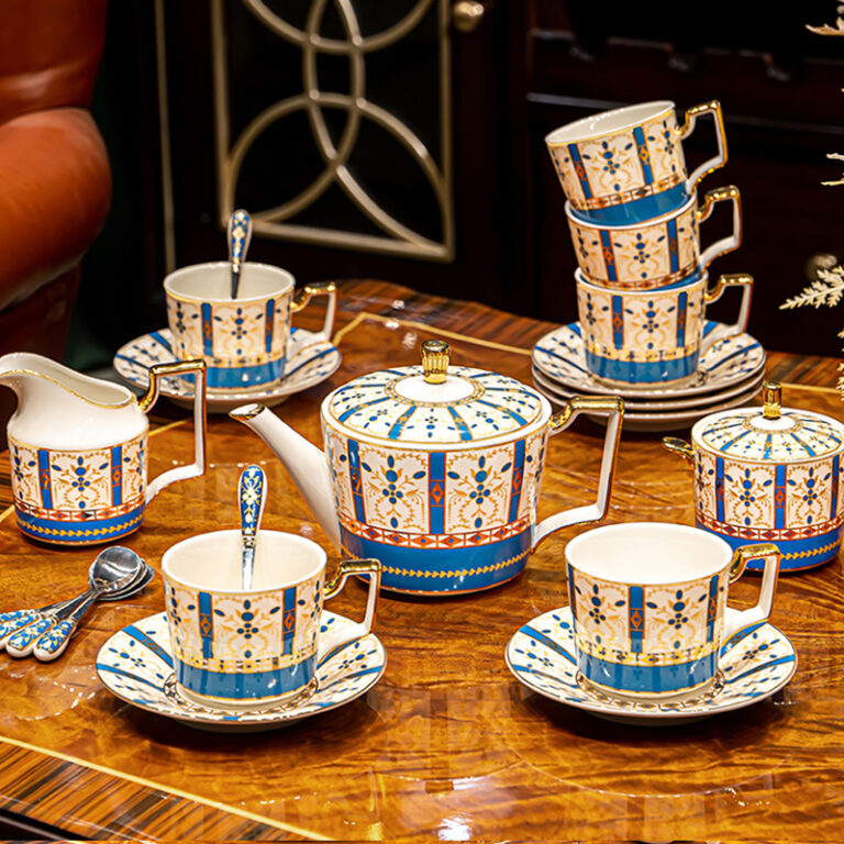 Time English Afternoon Tea Set Bone China Teapot Set - Teasetbox.com