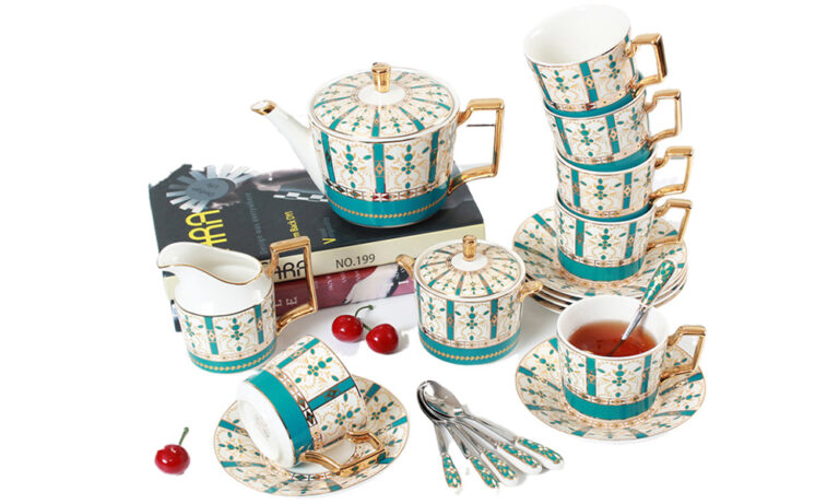 Time English Tea Set Bone China Teapot Set - Teasetbox.com