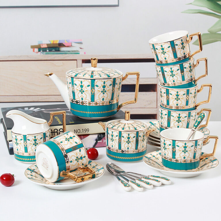 Time English Tea Set Bone China Teapot Set - Teasetbox.com